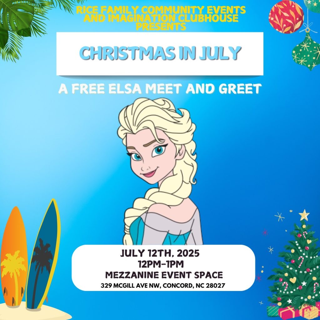 Christmas In July- A Free Elsa Meet And Greet - Cabarrus Brewing Co.